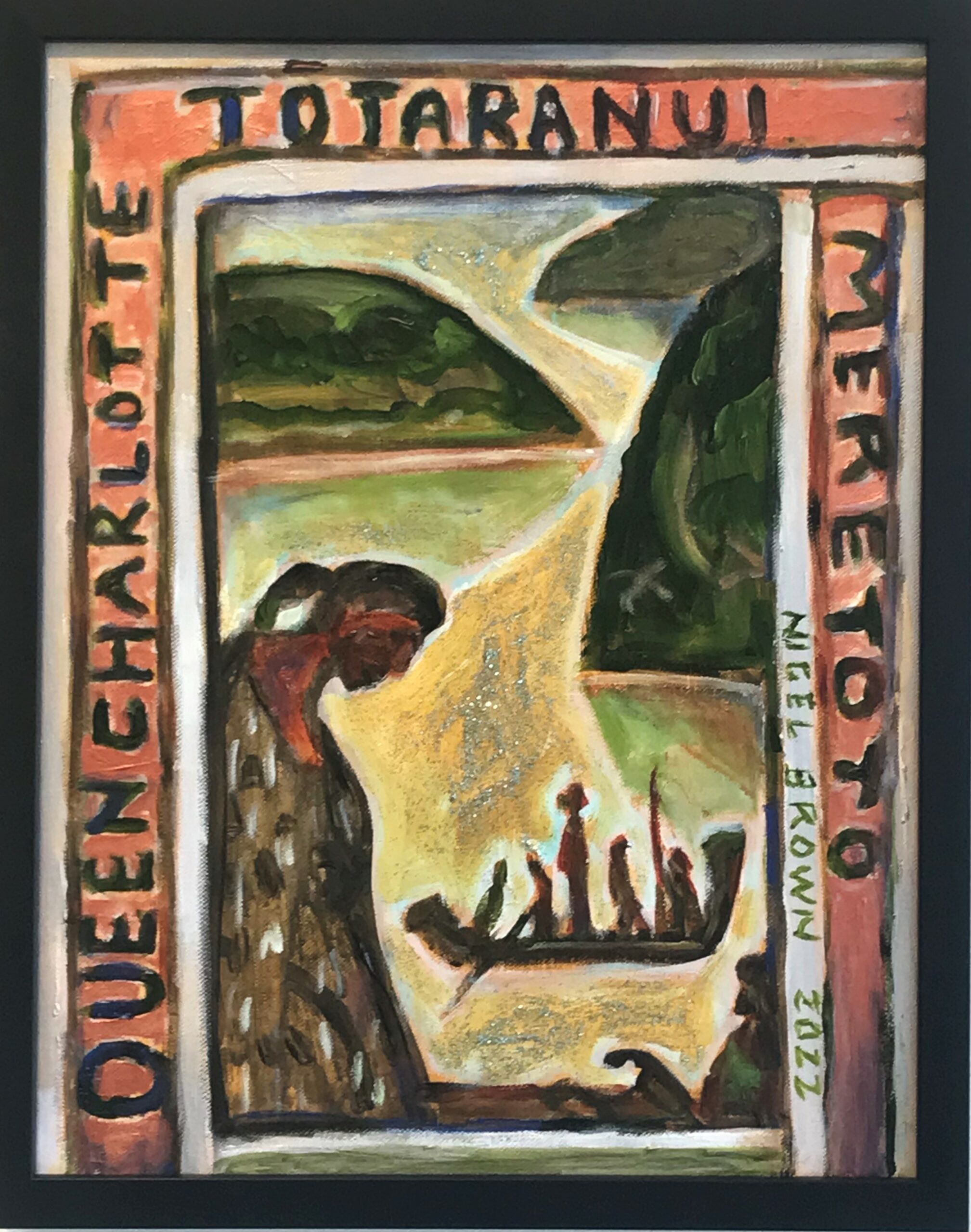 Artwork 'Earth on Fire Ponga' - The Diversion Gallery