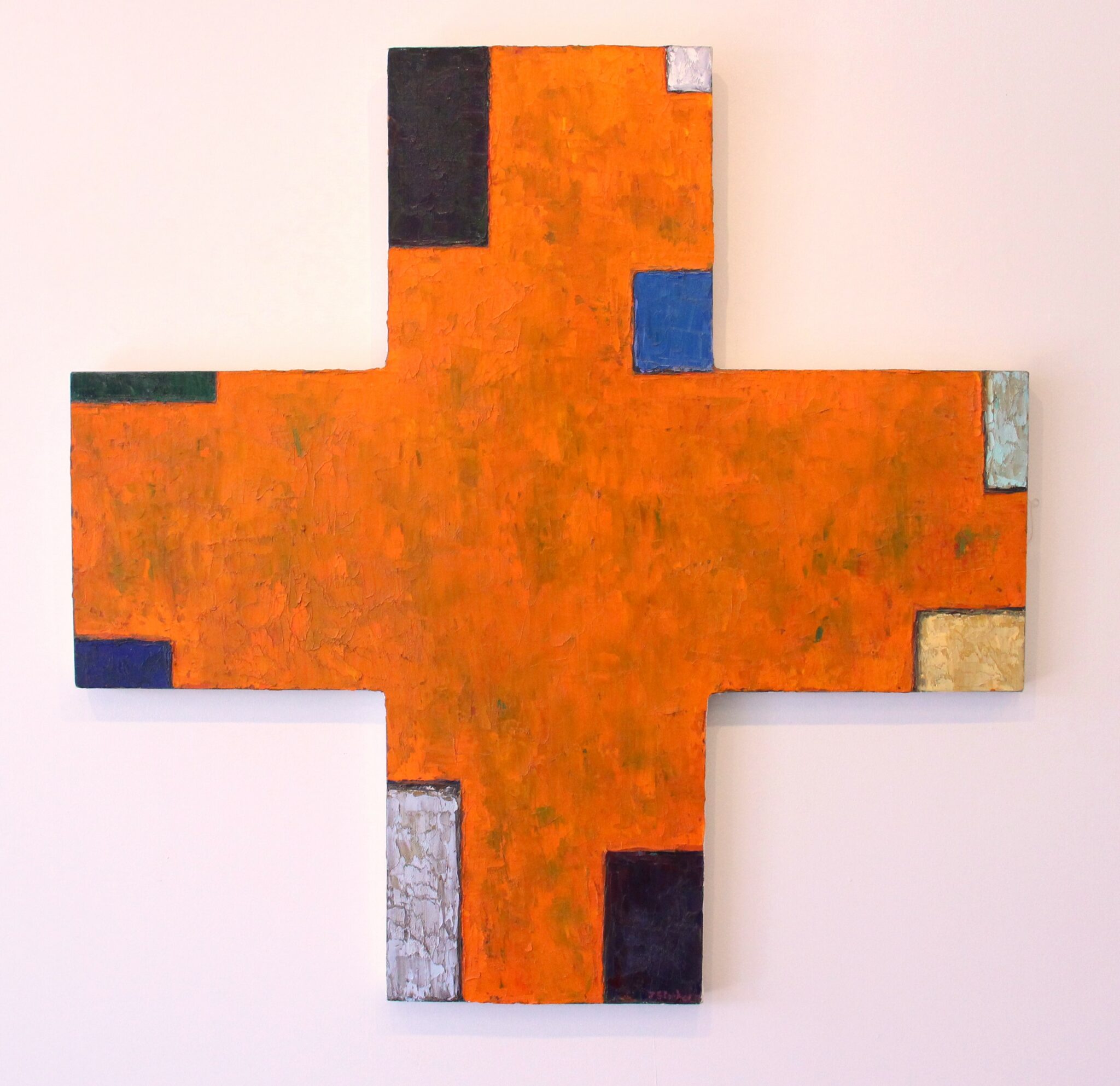 Artwork 'The Orange Cross' - The Diversion Gallery