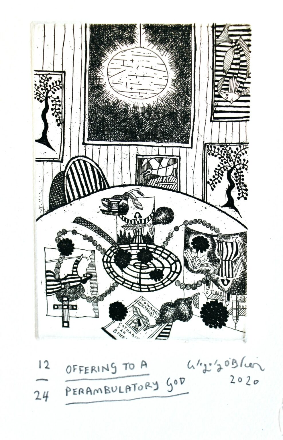 Artwork 'Offering to a Perambulatory God' - The Diversion Gallery