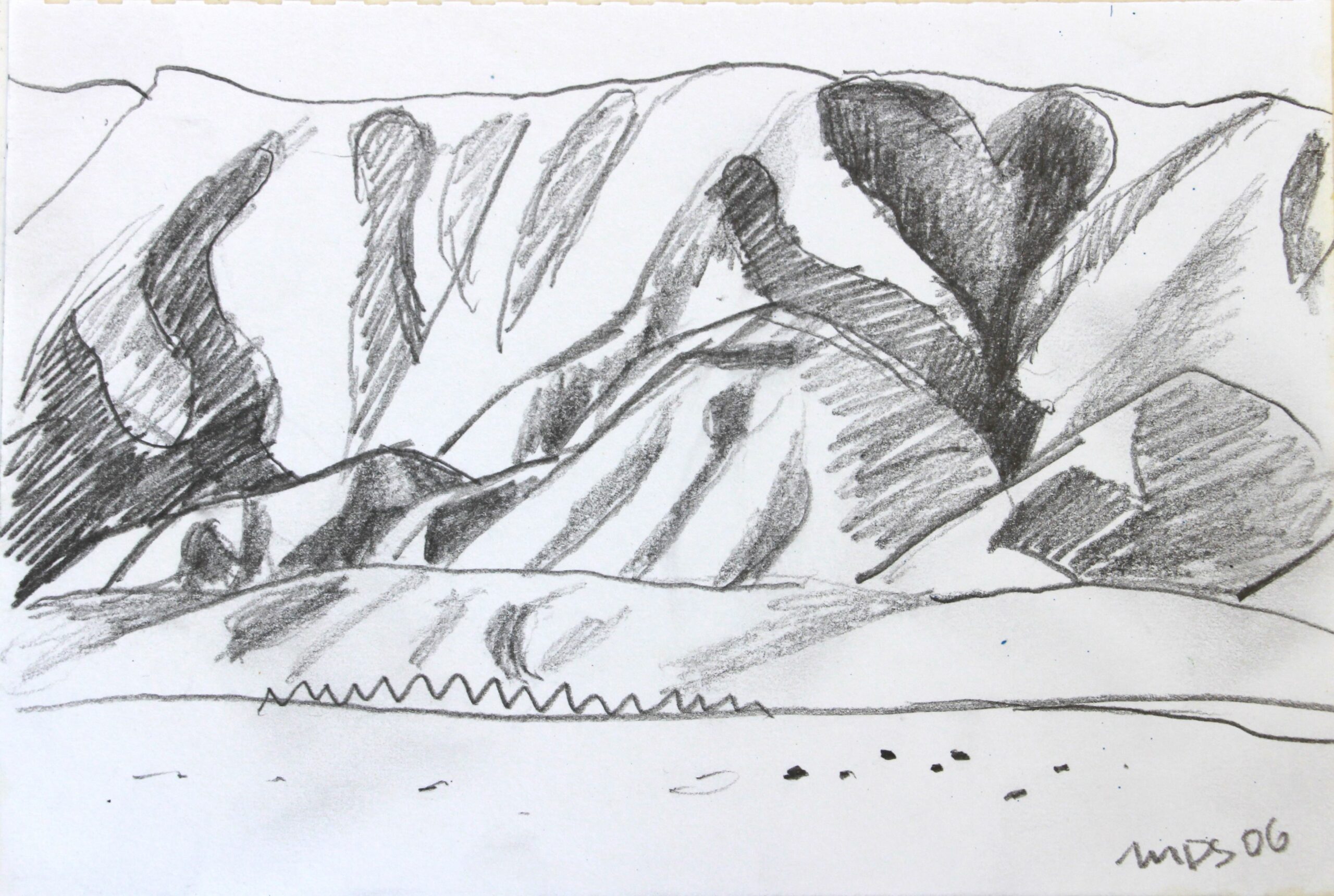 Artwork 'Hawkdun Mountains Study III' - The Diversion Gallery